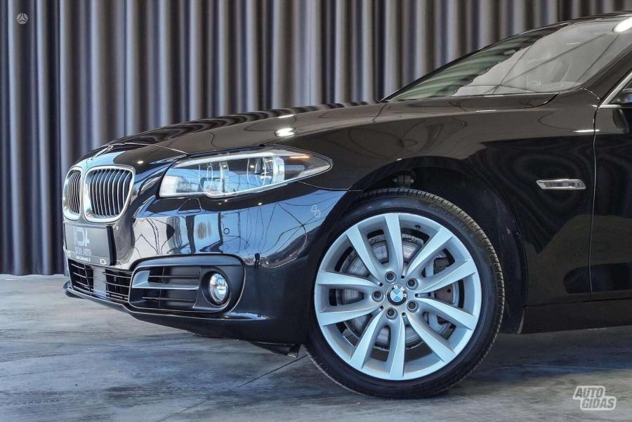 Black BMW 530 2014 in Marijampole, with an engine capacity of 3.00 L and mileage of 222 thousand km for 14250 €, photo 7 on AUTOMOTO.COM.LV