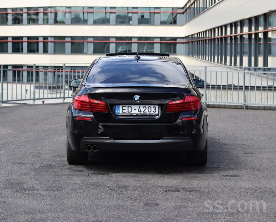 Melns BMW 530 2014 Rīga, ar dzinēja tilpumu 3.00 L un nobraukumu 282 tūkst. km par 11980 €, foto 6 vietnē AUTOMOTO.COM.LV