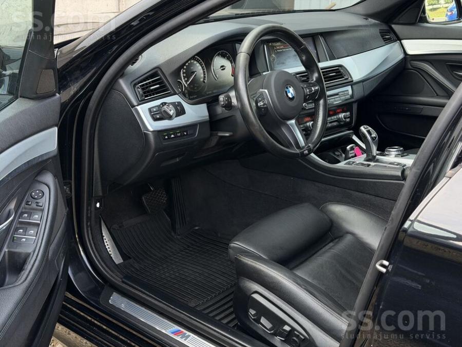 Melns BMW 530 2014 Rīga, ar dzinēja tilpumu 3.00 L un nobraukumu 282 tūkst. km par 11980 €, foto 8 vietnē AUTOMOTO.COM.LV