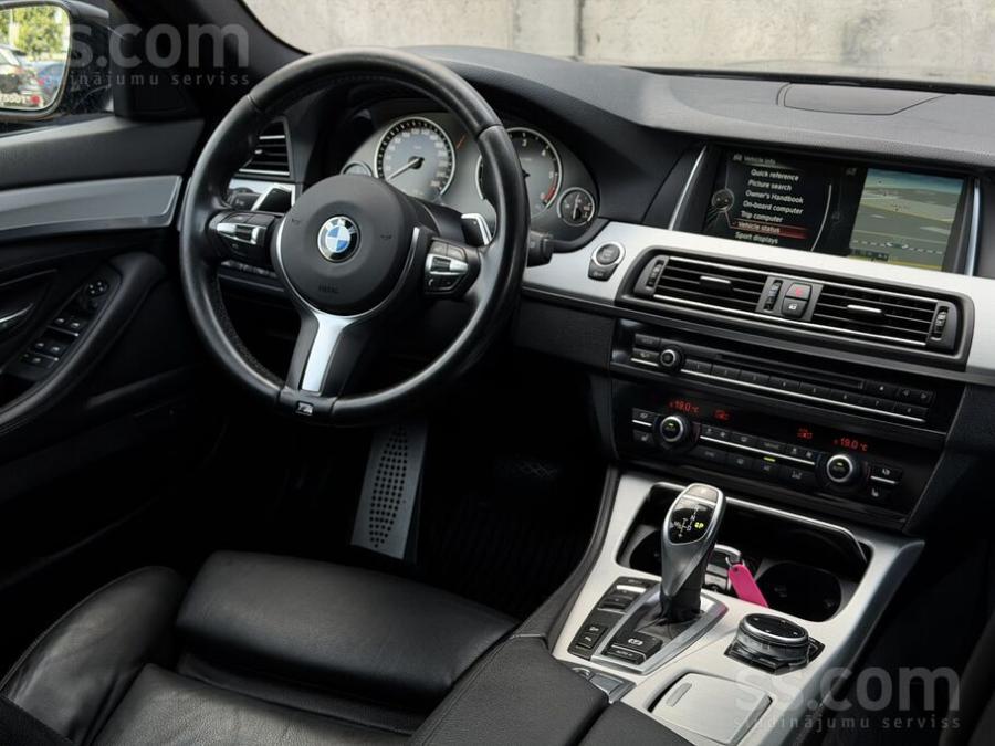 Melns BMW 530 2014 Rīga, ar dzinēja tilpumu 3.00 L un nobraukumu 282 tūkst. km par 11980 €, foto 17 vietnē AUTOMOTO.COM.LV