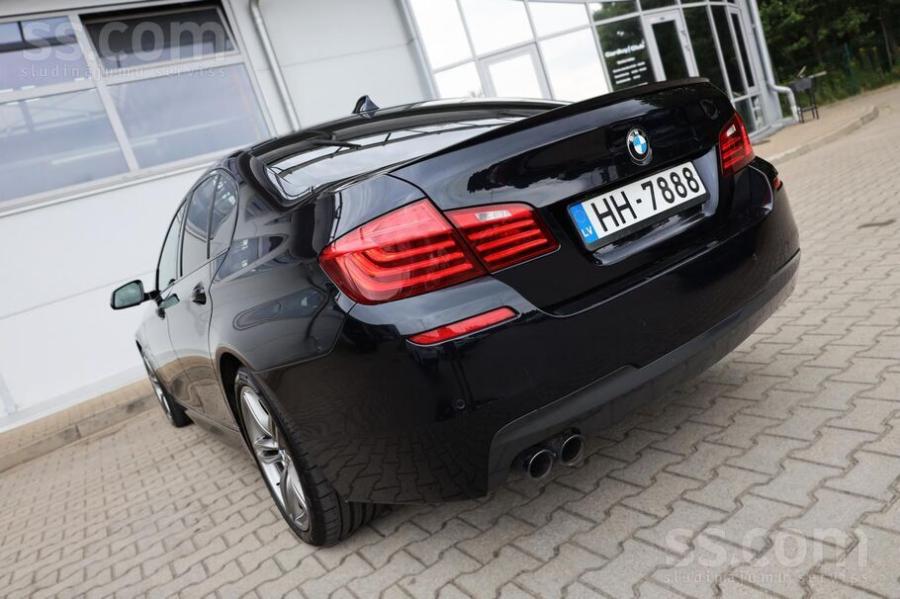Melns BMW 530 2014 Rīga, ar dzinēja tilpumu 3.00 L un nobraukumu 242 tūkst. km par 12995 €, foto 9 vietnē AUTOMOTO.COM.LV