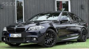 Black BMW 530 2014 in Riga, with an engine capacity of 3.00 L and mileage of 228 thousand km for 13900 €, photo 3 on AUTOMOTO.COM.LV