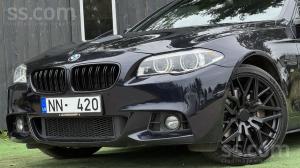 Black BMW 530 2014 in Riga, with an engine capacity of 3.00 L and mileage of 228 thousand km for 13900 €, photo 5 on AUTOMOTO.COM.LV