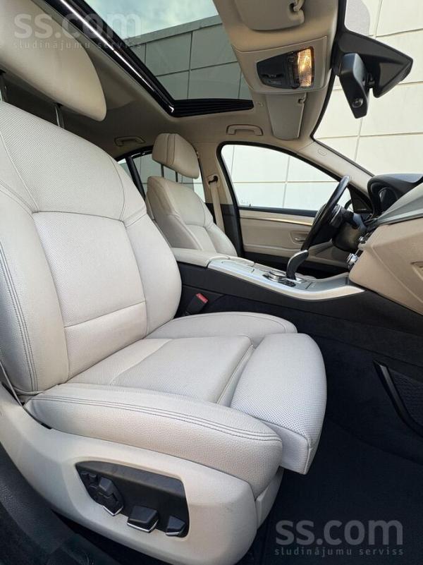 Black BMW 530 2014 in Riga, with an engine capacity of 3.00 L and mileage of 0 thousand km for 16700 €, photo 9 on AUTOMOTO.COM.LV