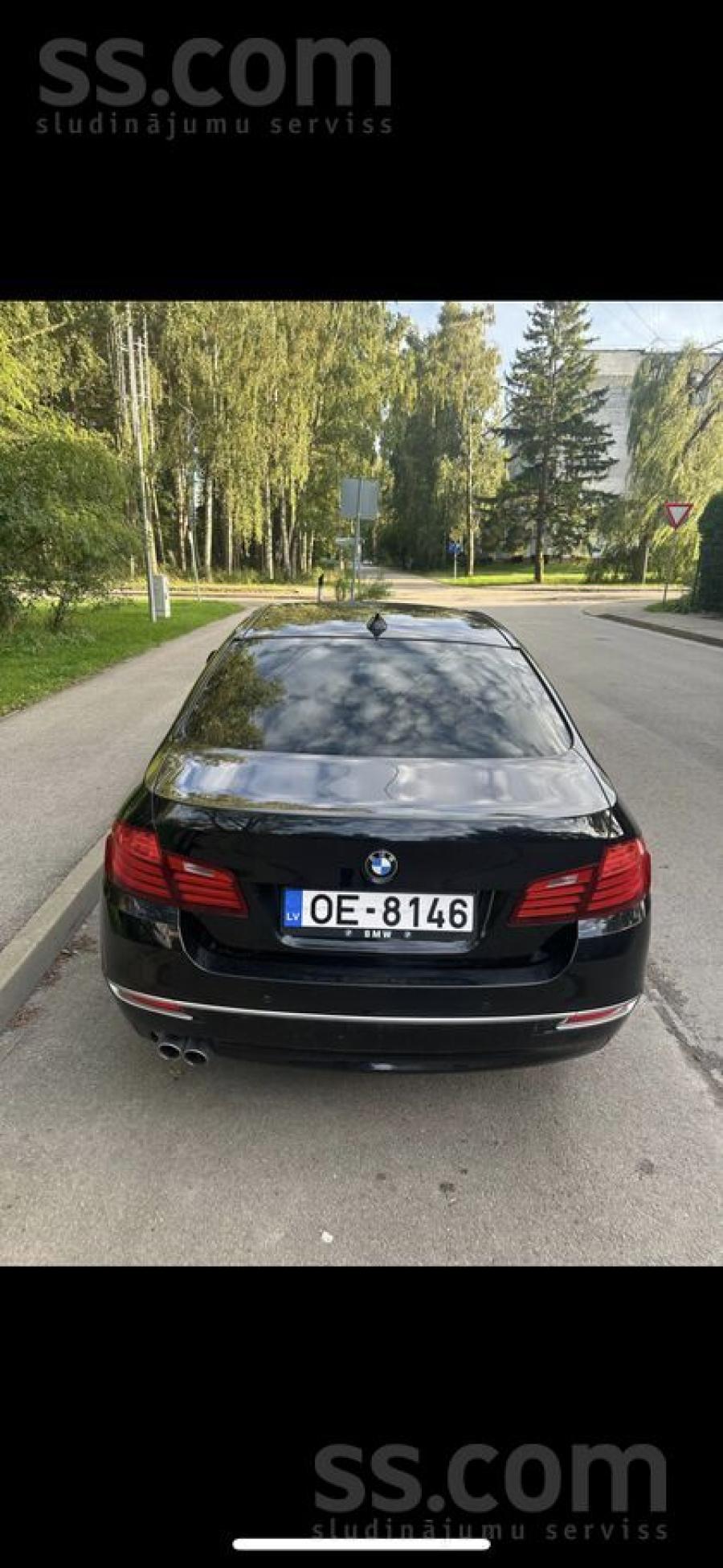 Melns BMW 530 2014 Rīga, ar dzinēja tilpumu 3.00 L un nobraukumu 257 tūkst. km par 14500 €, foto 3 vietnē AUTOMOTO.COM.LV