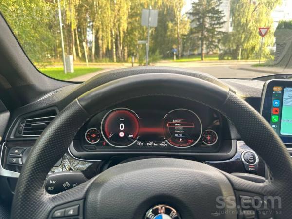 Melns BMW 530 2014 Rīga, ar dzinēja tilpumu 3.00 L un nobraukumu 257 tūkst. km par 14500 €, foto 5 vietnē AUTOMOTO.COM.LV