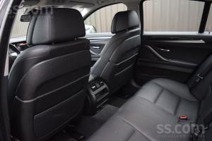 Black BMW 530 2015 in Riga, with an engine capacity of 3.00 L and mileage of 0 thousand km for 13200 €, photo 19 on AUTOMOTO.COM.LV