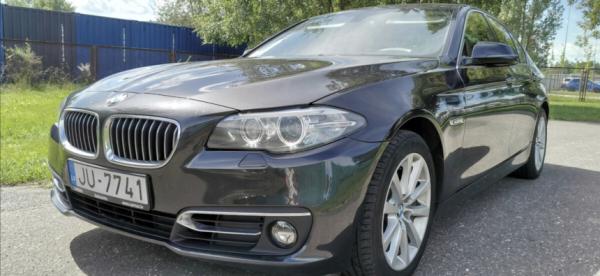 Black BMW 530 2015 in Riga, with an engine capacity of 3.00 L and mileage of 400 thousand km for 13750 €, photo 1 on AUTOMOTO.COM.LV