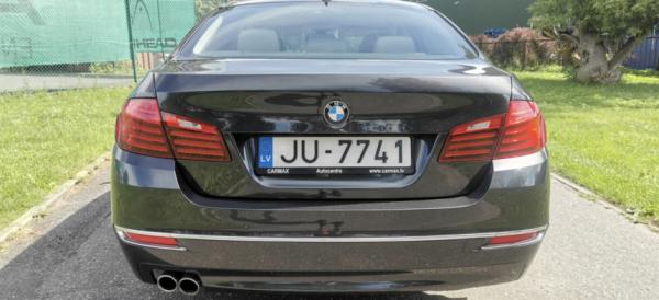 Black BMW 530 2015 in Riga, with an engine capacity of 3.00 L and mileage of 400 thousand km for 13750 €, photo 3 on AUTOMOTO.COM.LV