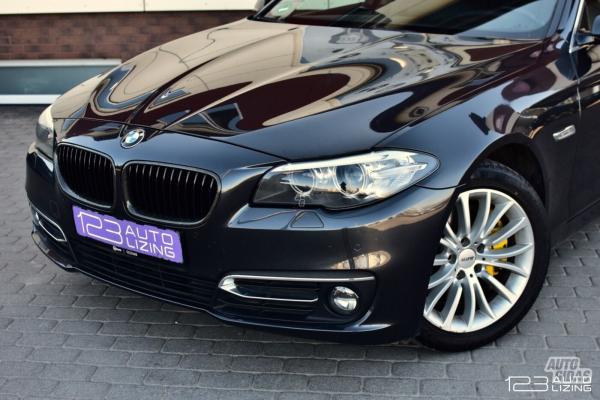 Black BMW 530 2016 in Kretinga, with an engine capacity of 3.00 L and mileage of 290 thousand km for 14499 €, photo 4 on AUTOMOTO.COM.LV