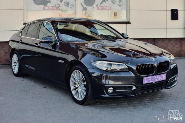 Black BMW 530 2016 in Kretinga, with an engine capacity of 3.00 L and mileage of 290 thousand km for 14499 €, photo 5 on AUTOMOTO.COM.LV