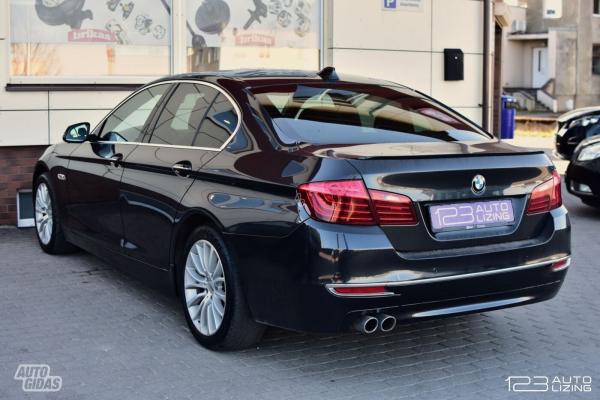 Black BMW 530 2016 in Kretinga, with an engine capacity of 3.00 L and mileage of 290 thousand km for 14499 €, photo 7 on AUTOMOTO.COM.LV