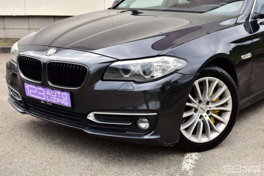 Black BMW 530 2016 in Kretinga, with an engine capacity of 3.00 L and mileage of 290 thousand km for 12750 €, photo 5 on AUTOMOTO.COM.LV