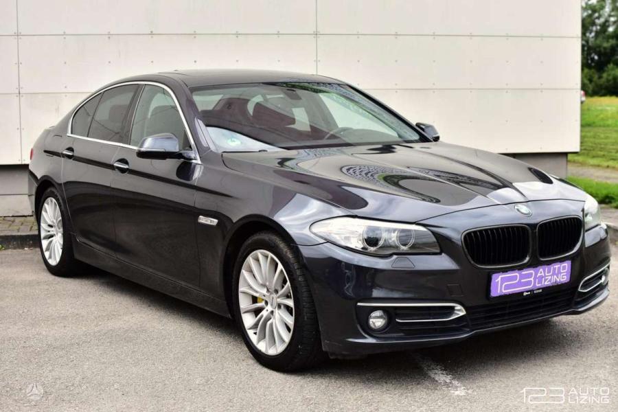 Black BMW 530 2016 in Kretinga, with an engine capacity of 3.00 L and mileage of 290 thousand km for 12750 €, photo 6 on AUTOMOTO.COM.LV