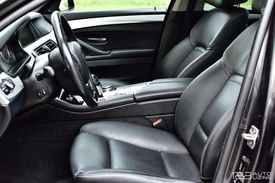 Black BMW 530 2016 in Kretinga, with an engine capacity of 3.00 L and mileage of 290 thousand km for 12750 €, photo 14 on AUTOMOTO.COM.LV