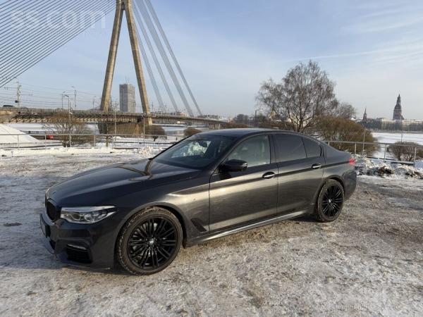 Black BMW 530 2017 in Jelgava, with an engine capacity of 2.00 L and mileage of 186 thousand km for 24000 €, photo 2 on AUTOMOTO.COM.LV