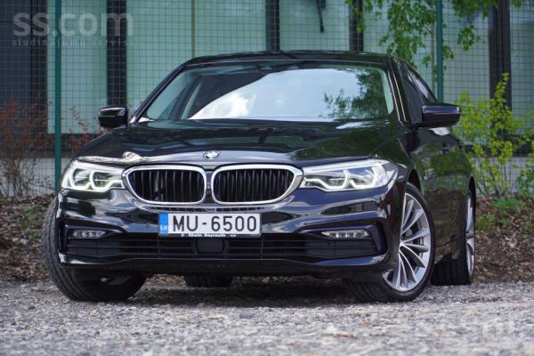 Melns BMW 530 2017 Rīga, ar dzinēja tilpumu 3.00 L un nobraukumu 146 tūkst. km par 23990 €, foto  vietnē AUTOMOTO.COM.LV