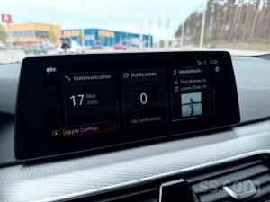 Black BMW 530 2017 in Riga, with an engine capacity of 3.00 L and mileage of 190 thousand km for 24900 €, photo 9 on AUTOMOTO.COM.LV