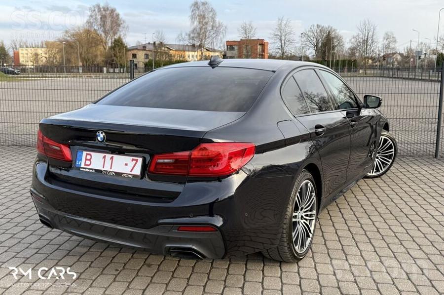 Black BMW 530 2017 in Jelgava, with an engine capacity of 2.00 L and mileage of 0 thousand km for 20950 €, photo 5 on AUTOMOTO.COM.LV