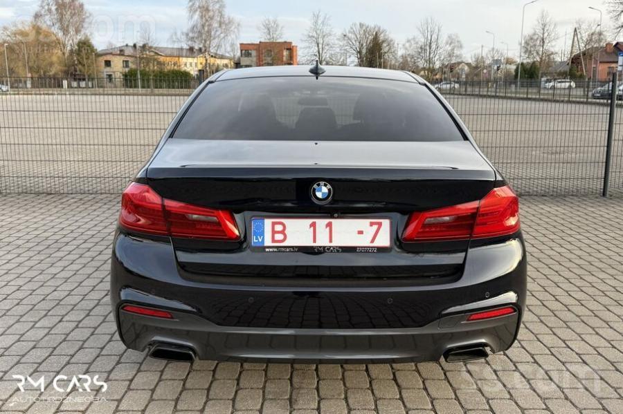Black BMW 530 2017 in Jelgava, with an engine capacity of 2.00 L and mileage of 0 thousand km for 20950 €, photo 7 on AUTOMOTO.COM.LV