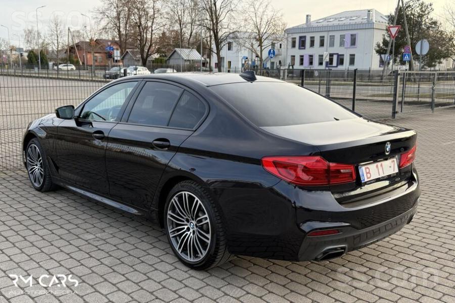 Black BMW 530 2017 in Jelgava, with an engine capacity of 2.00 L and mileage of 0 thousand km for 20950 €, photo 8 on AUTOMOTO.COM.LV