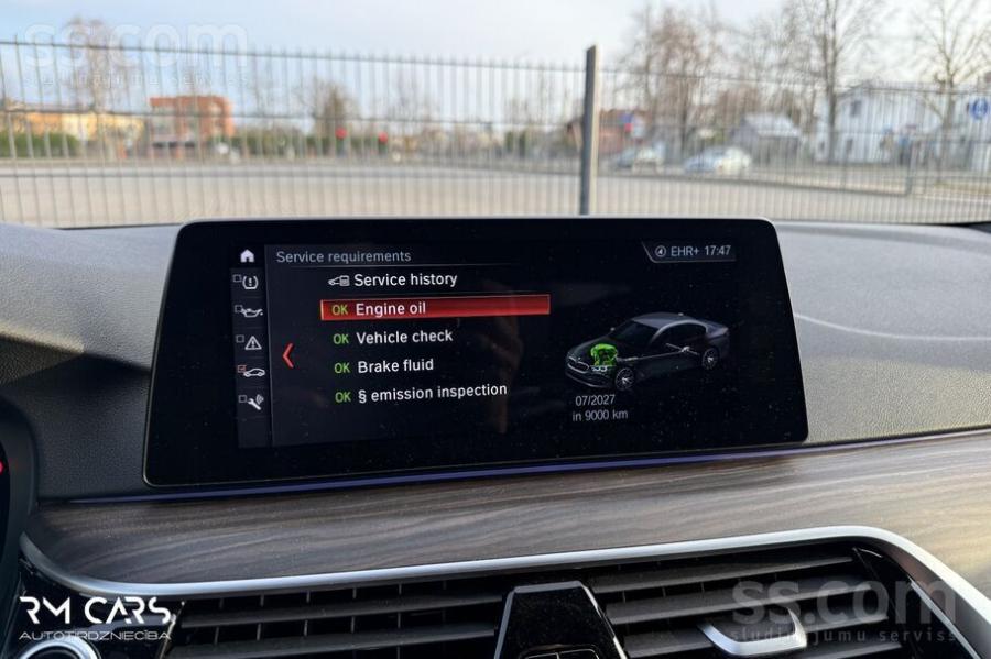 Black BMW 530 2017 in Jelgava, with an engine capacity of 2.00 L and mileage of 0 thousand km for 20950 €, photo 20 on AUTOMOTO.COM.LV