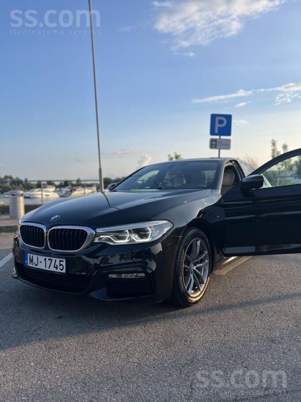 Melns BMW 530 2017 Rīga, ar dzinēja tilpumu 3.00 L un nobraukumu 144 tūkst. km par 23800 €, foto  vietnē AUTOMOTO.COM.LV
