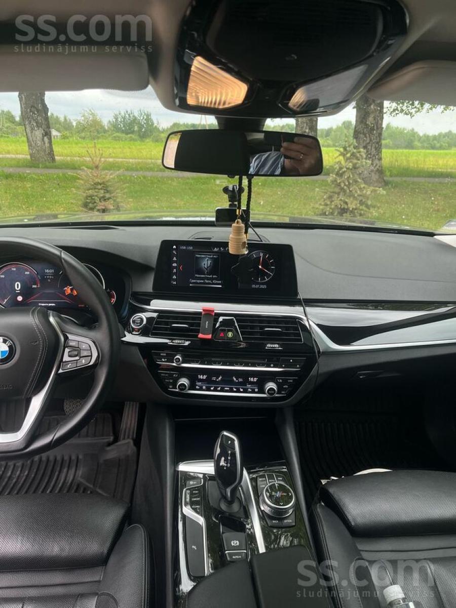 Melns BMW 530 2017 Dobele, ar dzinēja tilpumu 3.00 L un nobraukumu 197 tūkst. km par 23800 €, foto 6 vietnē AUTOMOTO.COM.LV