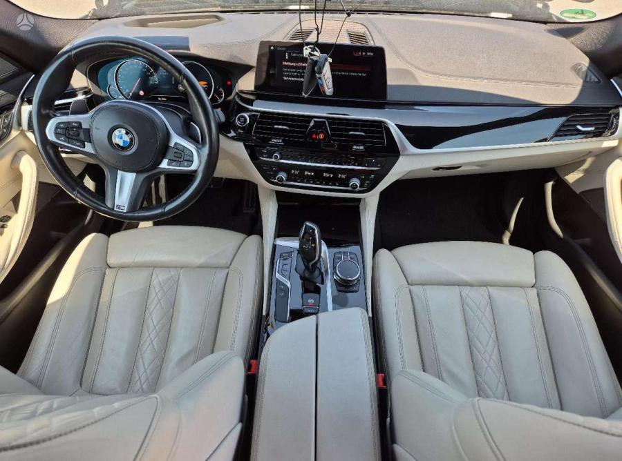 Black BMW 530 2017 in Klaipeda, with an engine capacity of 2.99 L and mileage of 179 thousand km for 11300 €, photo 6 on AUTOMOTO.COM.LV