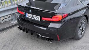 Black BMW 530 2017 in Vilnius, with an engine capacity of 2.99 L and mileage of 190 thousand km for 22700 €, photo 14 on AUTOMOTO.COM.LV