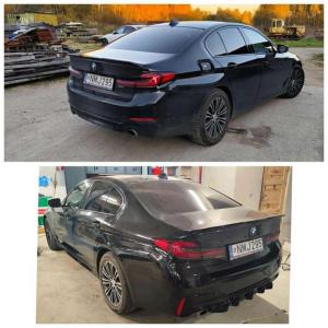 Black BMW 530 2017 in Vilnius, with an engine capacity of 2.99 L and mileage of 190 thousand km for 22700 €, photo 34 on AUTOMOTO.COM.LV