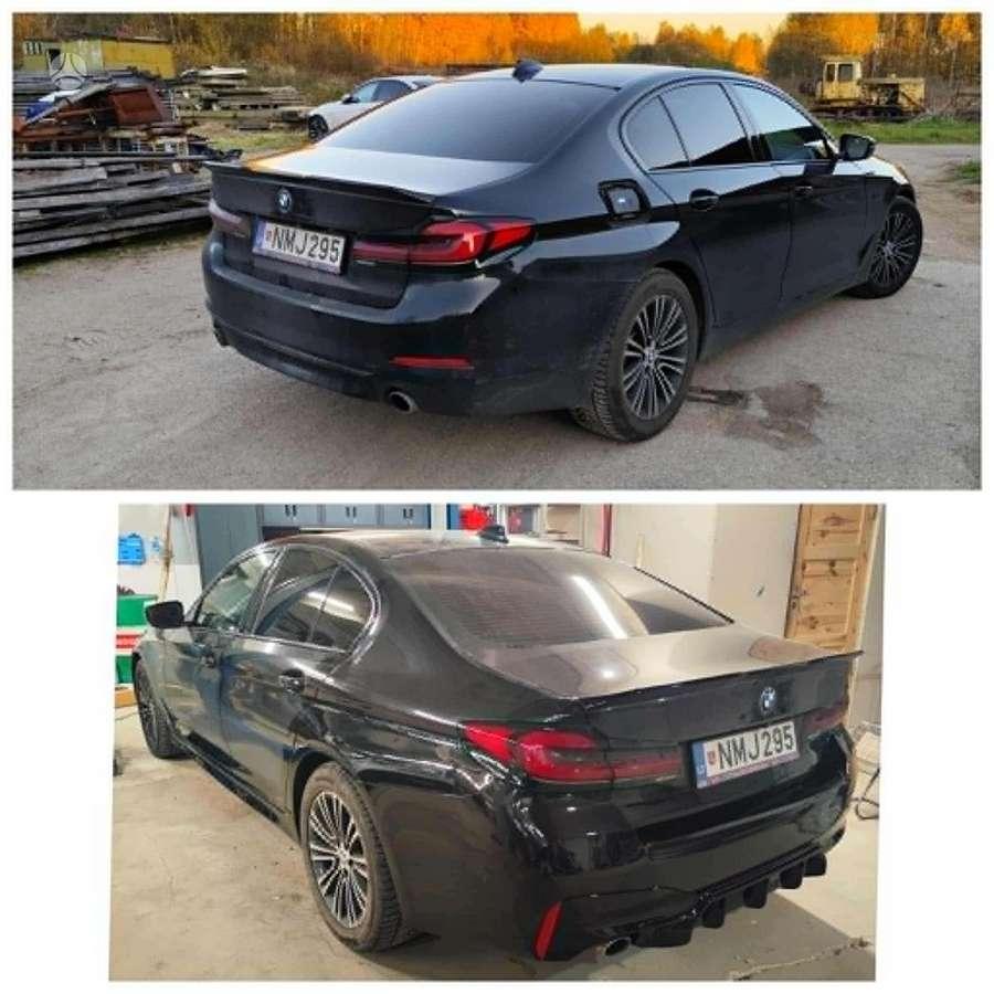 Black BMW 530 2017 in Vilnius, with an engine capacity of 2.99 L and mileage of 190 thousand km for 22700 €, photo 34 on AUTOMOTO.COM.LV