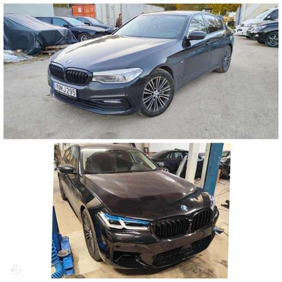 Black BMW 530 2017 in Vilnius, with an engine capacity of 2.99 L and mileage of 190 thousand km for 22700 €, photo 35 on AUTOMOTO.COM.LV