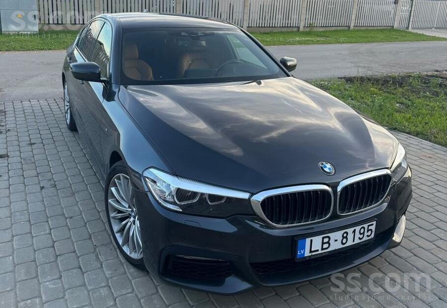 Black BMW 530 2017 in Riga, with an engine capacity of 3.00 L and mileage of 85 thousand km for 32950 €, photo 3 on AUTOMOTO.COM.LV
