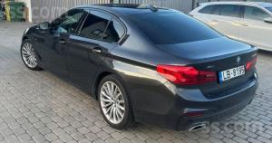 Black BMW 530 2017 in Riga, with an engine capacity of 3.00 L and mileage of 85 thousand km for 32950 €, photo 5 on AUTOMOTO.COM.LV