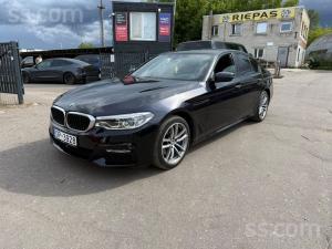 Black BMW 530 2017 in Riga, with an engine capacity of 3.00 L and mileage of 169 thousand km for 24990 €, photo  on AUTOMOTO.COM.LV