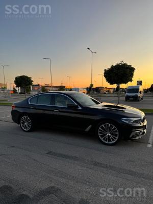 Melns BMW 530 2017 Rīga, ar dzinēja tilpumu 3.00 L un nobraukumu 151 tūkst. km par 23750 €, foto  vietnē AUTOMOTO.COM.LV