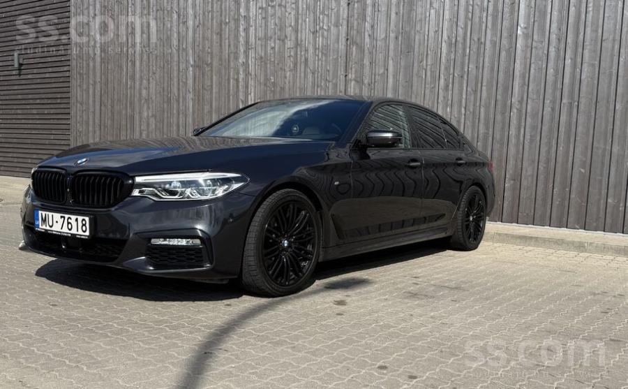 Melns BMW 530 2017 Jelgava, ar dzinēja tilpumu 2.00 L un nobraukumu 191 tūkst. km par 22500 €, foto 1 vietnē AUTOMOTO.COM.LV