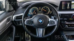 Black BMW 530 2017 in Riga, with an engine capacity of 3.00 L and mileage of 169 thousand km for 24990 €, photo 15 on AUTOMOTO.COM.LV