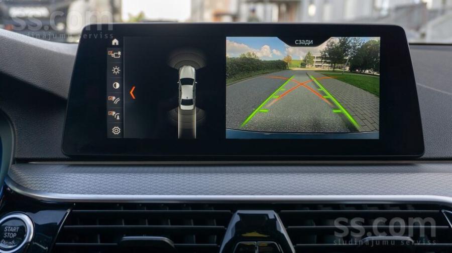 Black BMW 530 2017 in Riga, with an engine capacity of 3.00 L and mileage of 169 thousand km for 24990 €, photo 19 on AUTOMOTO.COM.LV
