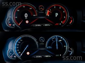 Black BMW 530 2017 in Riga, with an engine capacity of 3.00 L and mileage of 233 thousand km for 23900 €, photo 20 on AUTOMOTO.COM.LV