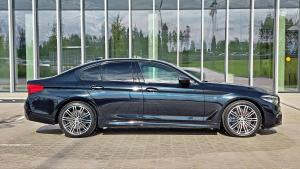 Black BMW 530 2017 in Vilnius, with an engine capacity of 3.00 L and mileage of 144 thousand km for 27200 €, photo 9 on AUTOMOTO.COM.LV