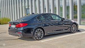 Black BMW 530 2017 in Vilnius, with an engine capacity of 3.00 L and mileage of 144 thousand km for 27200 €, photo 13 on AUTOMOTO.COM.LV