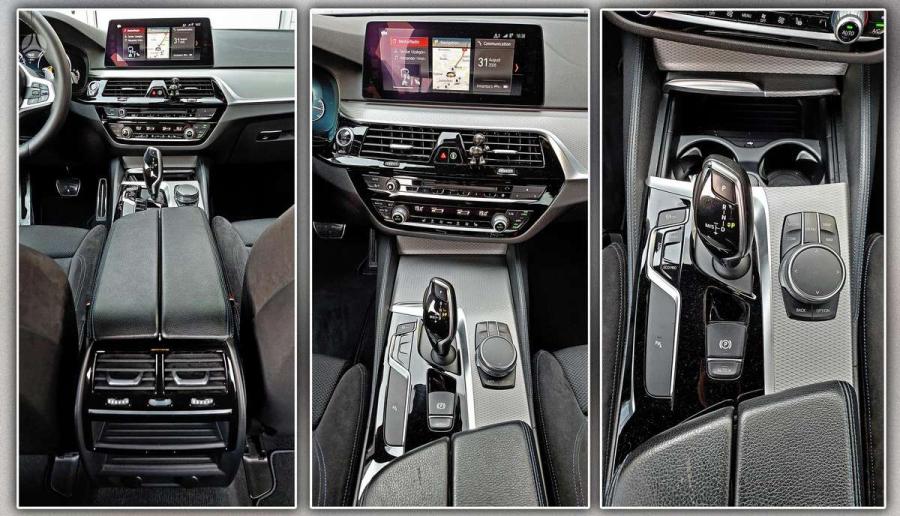 Black BMW 530 2017 in Vilnius, with an engine capacity of 3.00 L and mileage of 144 thousand km for 27200 €, photo 17 on AUTOMOTO.COM.LV
