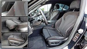 Black BMW 530 2017 in Vilnius, with an engine capacity of 3.00 L and mileage of 144 thousand km for 27200 €, photo 20 on AUTOMOTO.COM.LV
