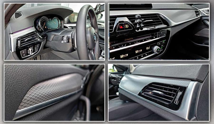 Black BMW 530 2017 in Vilnius, with an engine capacity of 3.00 L and mileage of 144 thousand km for 27200 €, photo 30 on AUTOMOTO.COM.LV