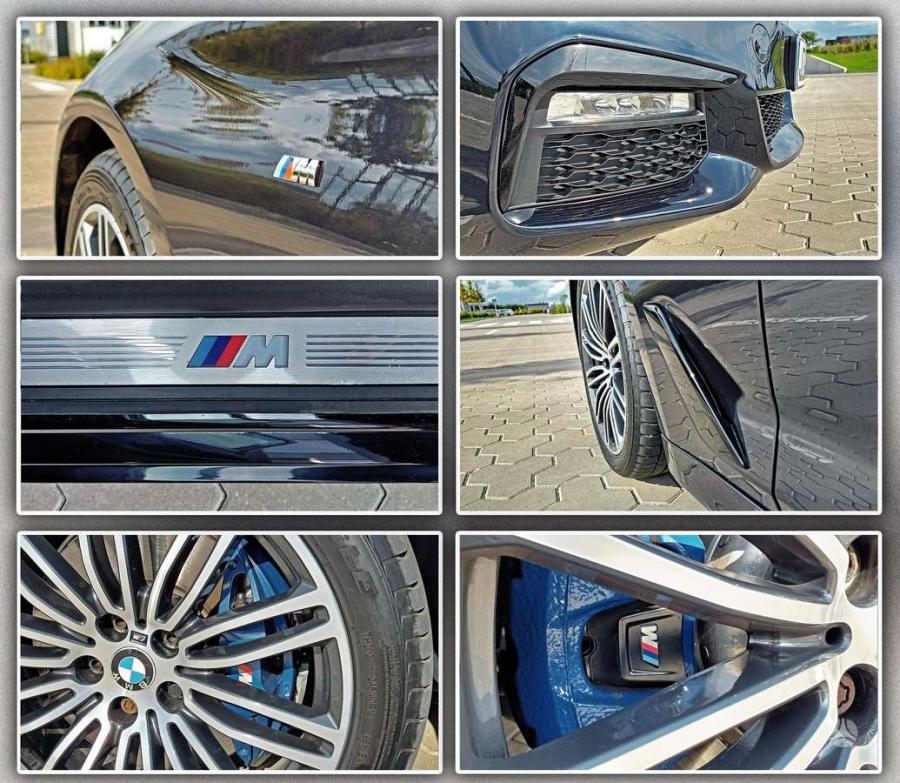Black BMW 530 2017 in Vilnius, with an engine capacity of 3.00 L and mileage of 144 thousand km for 27200 €, photo 37 on AUTOMOTO.COM.LV