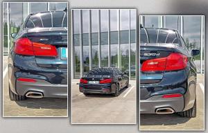 Black BMW 530 2017 in Vilnius, with an engine capacity of 3.00 L and mileage of 144 thousand km for 27200 €, photo 40 on AUTOMOTO.COM.LV