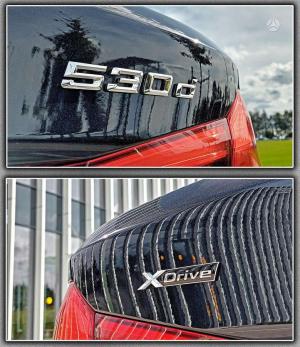 Black BMW 530 2017 in Vilnius, with an engine capacity of 3.00 L and mileage of 144 thousand km for 27200 €, photo 42 on AUTOMOTO.COM.LV