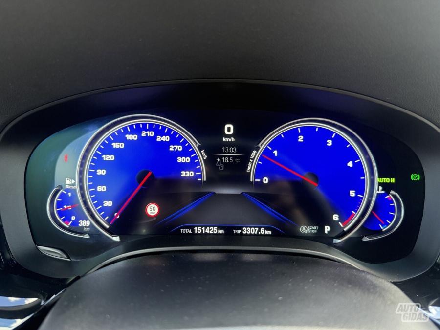 Black BMW 530 2017 in Klaipeda, with an engine capacity of 3.00 L and mileage of 152 thousand km for 24000 €, photo 8 on AUTOMOTO.COM.LV